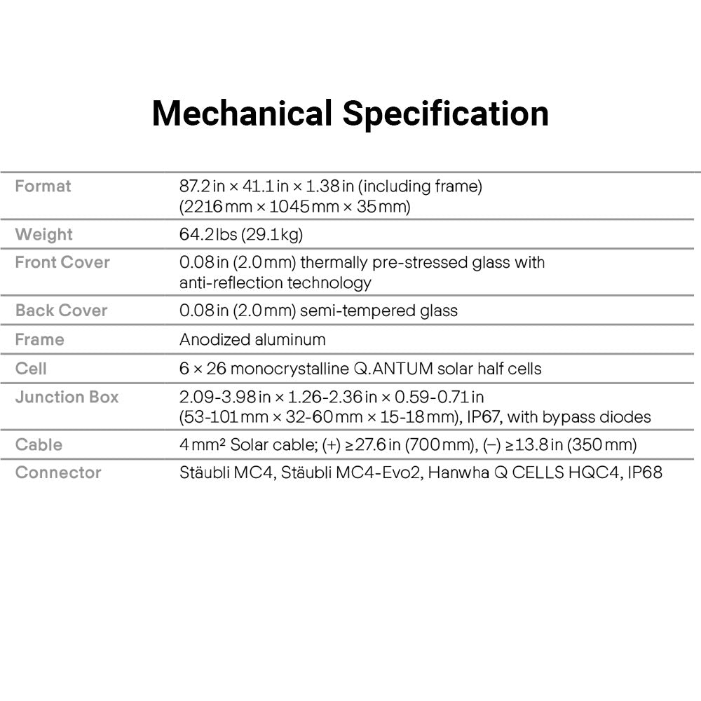 Q.PEAK DUO XL-G10/BFG Bifacial Double Glass Module with Excellent Reli ...